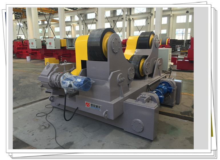 Dual Motor Driven Self-aligned Welding Rotator Motorized Trolley